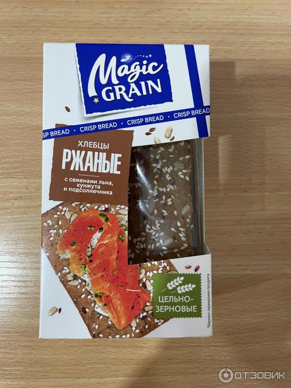 Отзыв о Хрустящие ржаные хлебцы Magic Grain | полезный перекус: одни из самых вкусных