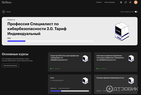 Отзыв о Skillbox.ru - курсы программирования | Обучение по кибербезопасности на Skillbox: Мой ...