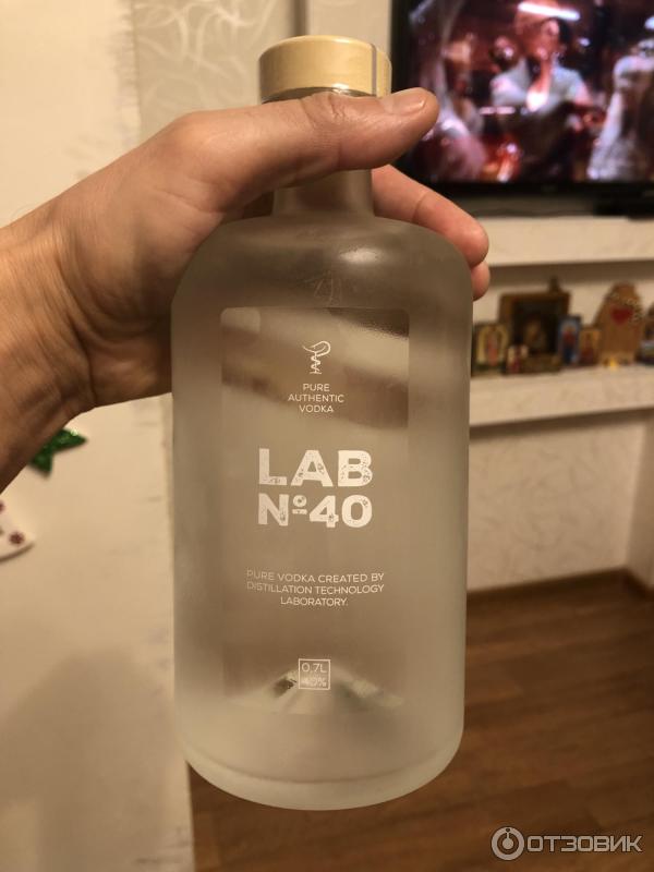 Отзыв о Водка Lab № 40 Pure vodka | Новинка. Можно брать, пока не успели испортить