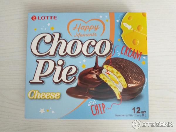 Отзыв о Печенье Lotte Choco Pie Cheese | Очень вкусно! На данный момент ...