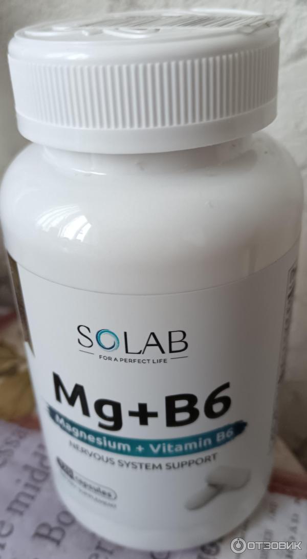 Отзыв о Добавка Solab Mg+B6 | Сами куем свое здоровье!