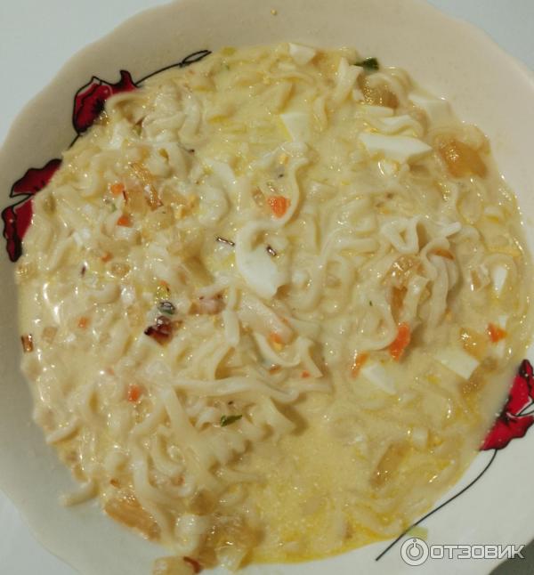 Отзыв о Лапша быстрого приготовления Big Bon Max куриная с пряным ...