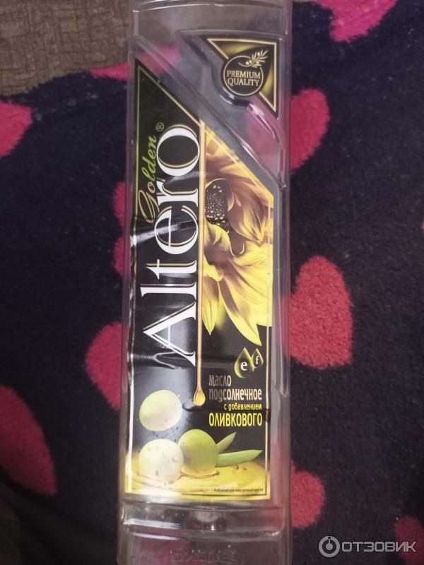Отзыв о Масло подсолнечное Altero Golden с добавлением оливкового | Премиум?