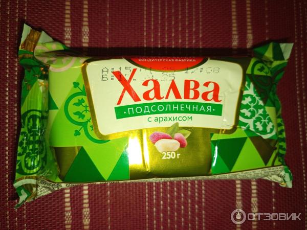 Отзыв о Халва подсолнечная "Азовская кондитерская фабрика" с арахисом ...