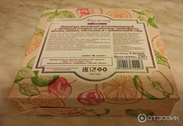 Отзыв о Мармелад с фруктовым соком Кондитер Кубани "Семейные Секреты ...