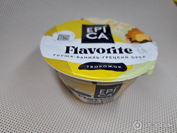Отзыв о Творожок Epica Flavorite "Груша, ваниль, грецкий орех" | Очень вкусная новинка