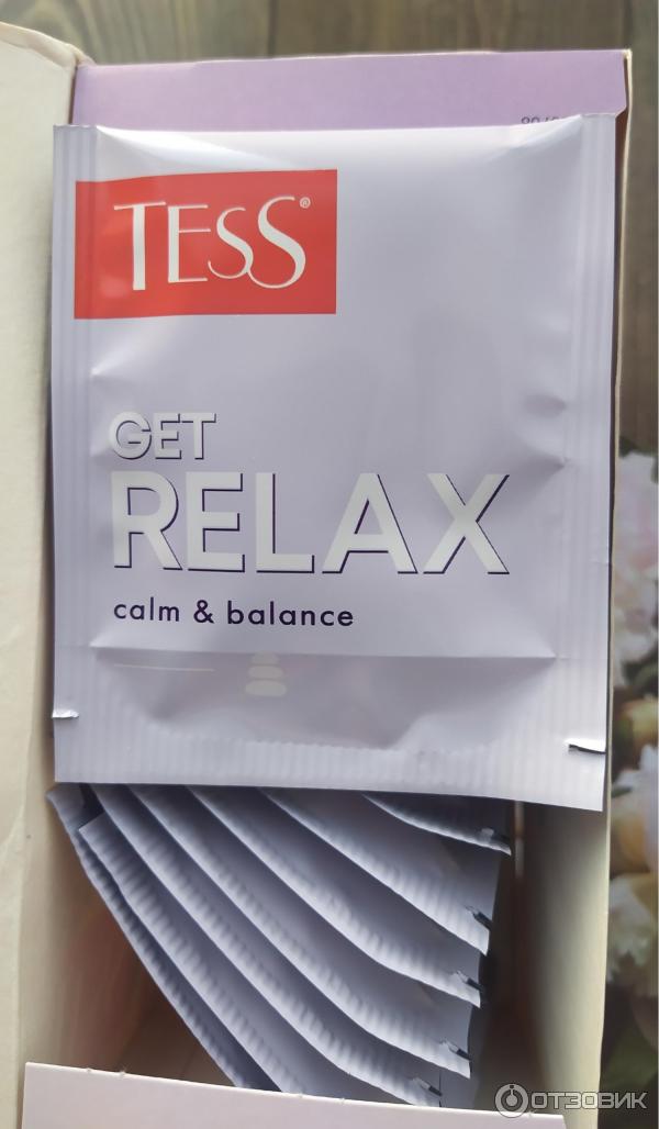 Отзыв о Чайный напиток Tess Get Relax с ароматом бузины | Лёгкий и ...