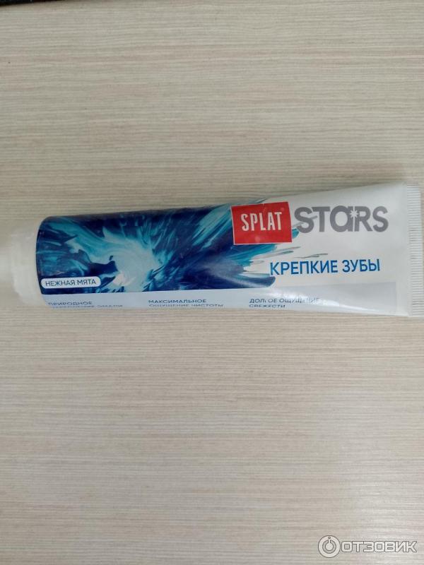 Отзыв о Зубная паста Stars "Крепкие зубы" нежная мята от Splat ...