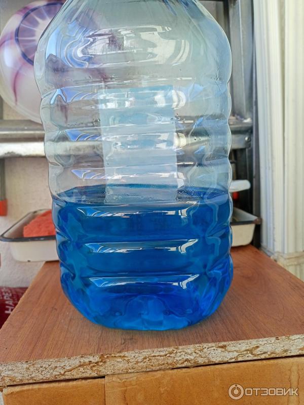 Отзыв о Зимний стеклоочиститель Wise Eyes | Жидкость с запахом бражки и к тому же плохо моет.