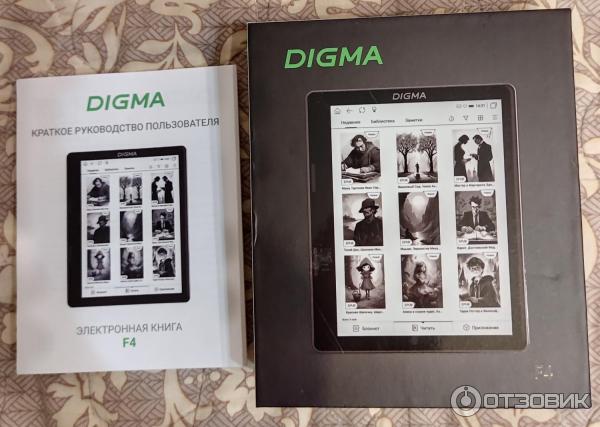 Отзыв о Электронная книга Digma F4 | В целом нормально, но довольно быстро разряжается