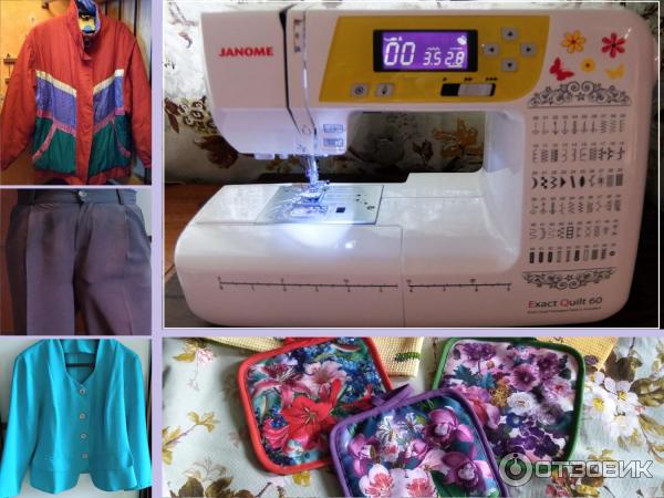 Отзыв о Швейная машина Janome Exact Quilt 60 | Проверено временем, шить на такой машинке ...