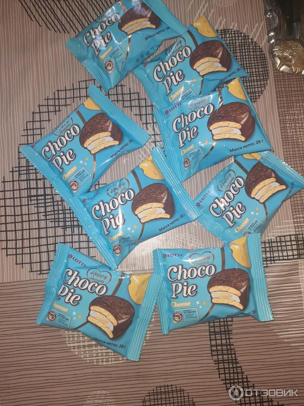 Отзыв о Печенье Lotte Choco Pie Cheese | Оригинальненько!