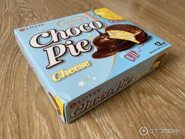 Отзыв о Печенье Lotte Choco Pie Cheese | Интересная новинка