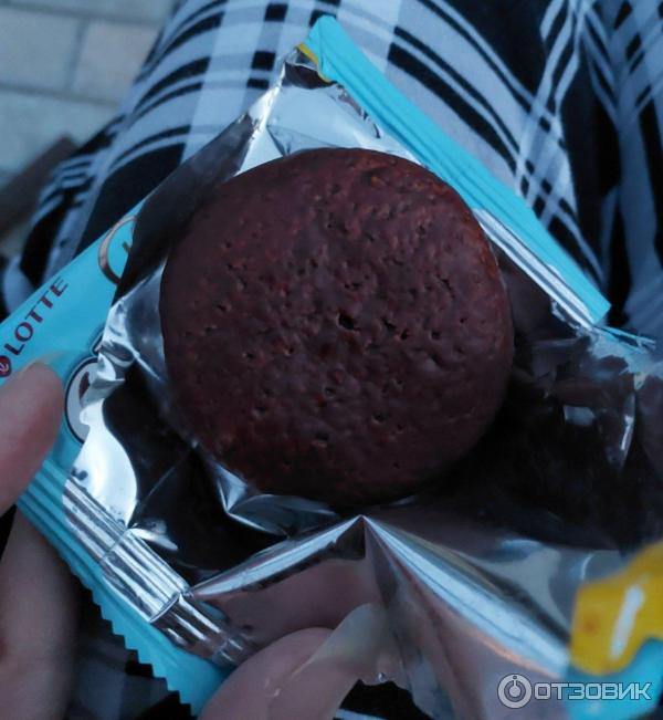 Отзыв о Печенье Lotte Choco Pie Cheese | Интересная новинка, отличное ...
