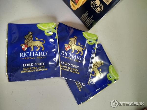 Отзыв о Чай черный байховый цейлонский Richard LORD GREY с ароматом ...