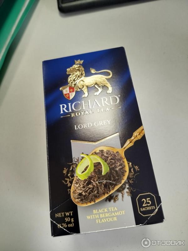 Отзыв о Чай черный байховый цейлонский Richard LORD GREY с ароматом ...