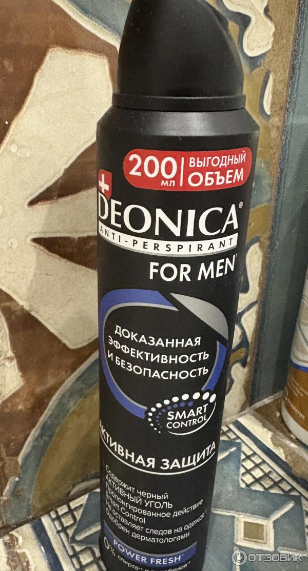 Отзыв о Антиперспирант Deonica For Men Smart Control | Нужное средство. Особенно летом