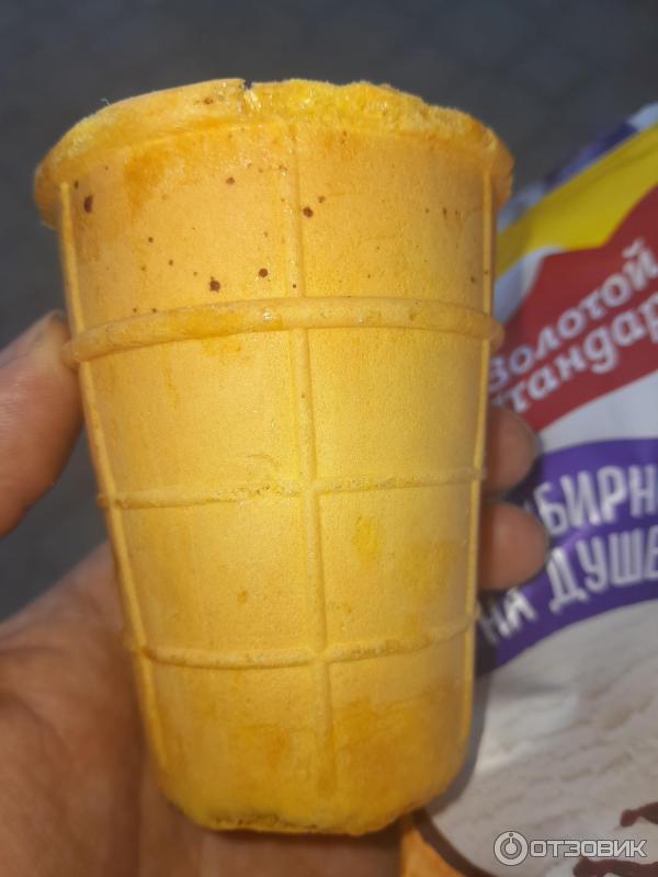 Отзыв о Пломбир с таежной черникой Инмарко "Золотой стандарт" | Очень ...