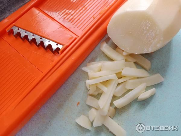 Отзыв о Овощерезка Libra-Plast с 6 сменными ножами | Сравнение с известной всем оранжевой ...