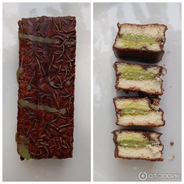 Отзыв о Бисквит с кремом "Sirang" Dubai crynchy cake со вкусом фисташек ...