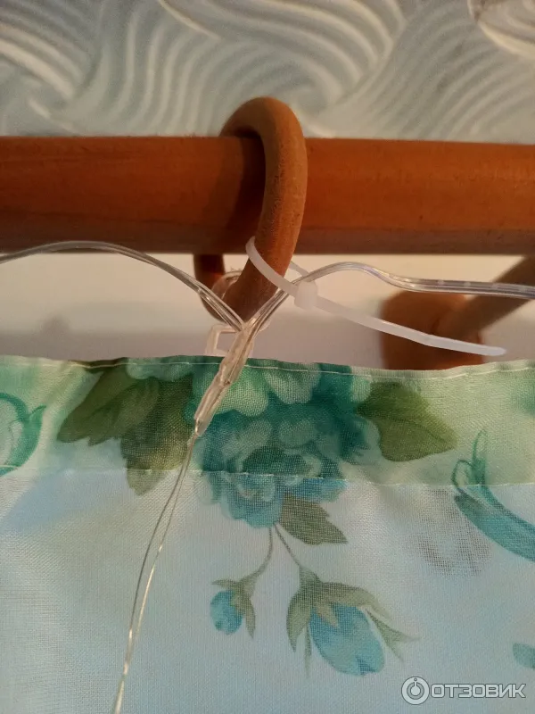 Отзыв о Гирлянда-занавес светодиодная Маркет Юнион | Яркая и смотрится ...